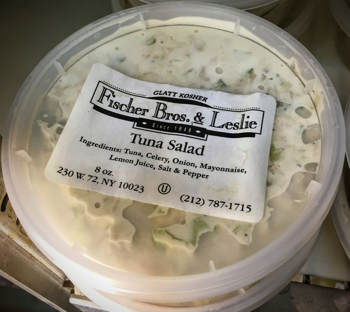 Tuna Salad, 1/2 lb: $8.98 – Fischer Bros & Leslie